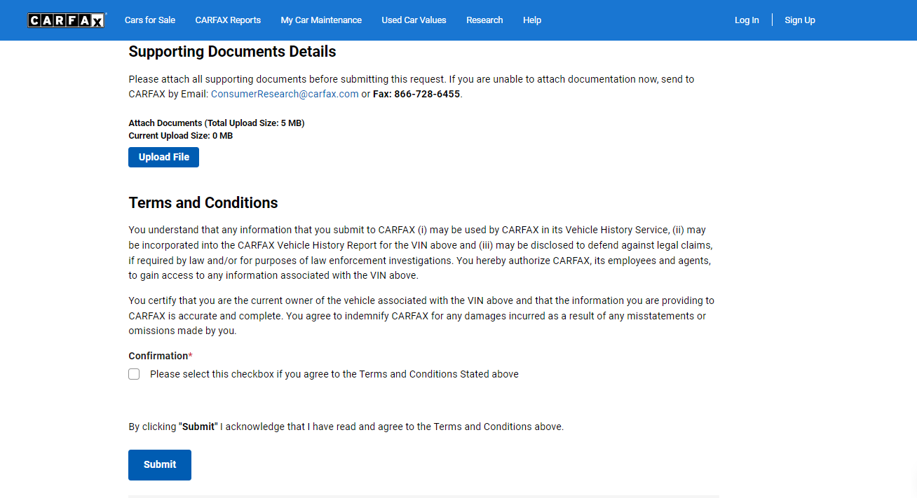 How to remove an accident from Carfax?